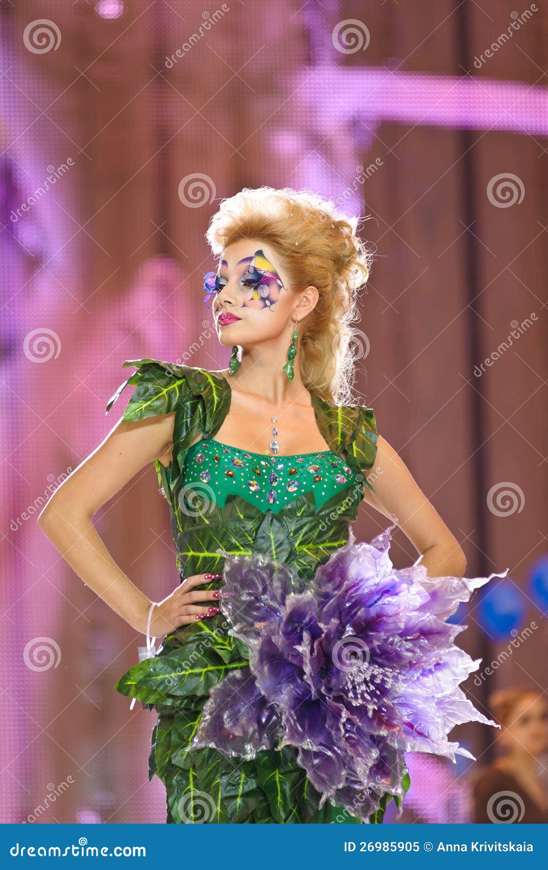 Creative Makeup Show at the Festival of Beauty Editorial Image - Image ...