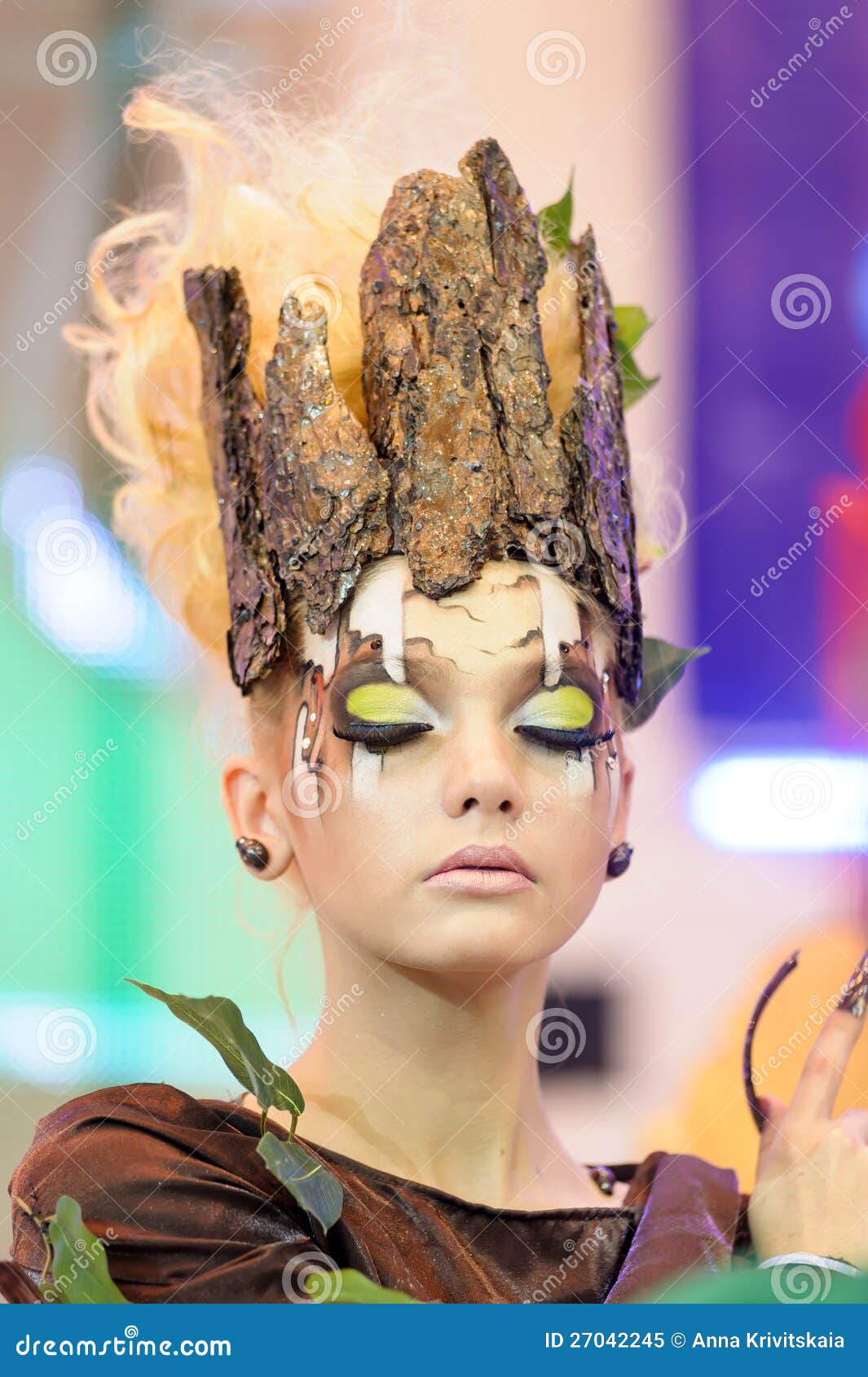 Creative Makeup Show at the Festival of Beauty Editorial Image - Image ...