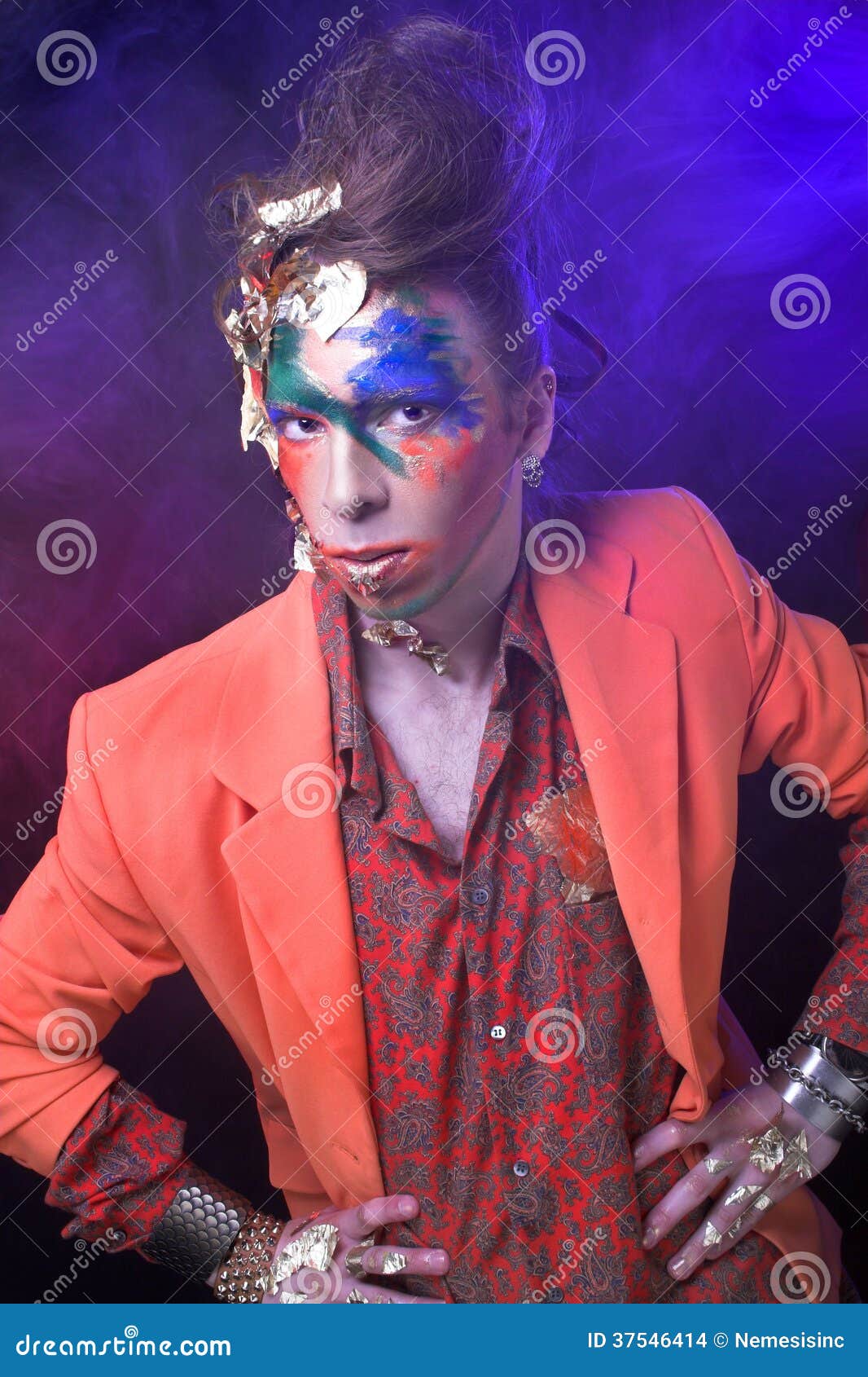Creative man. stock photo. Image of creative, joker, fortune - 37546414
