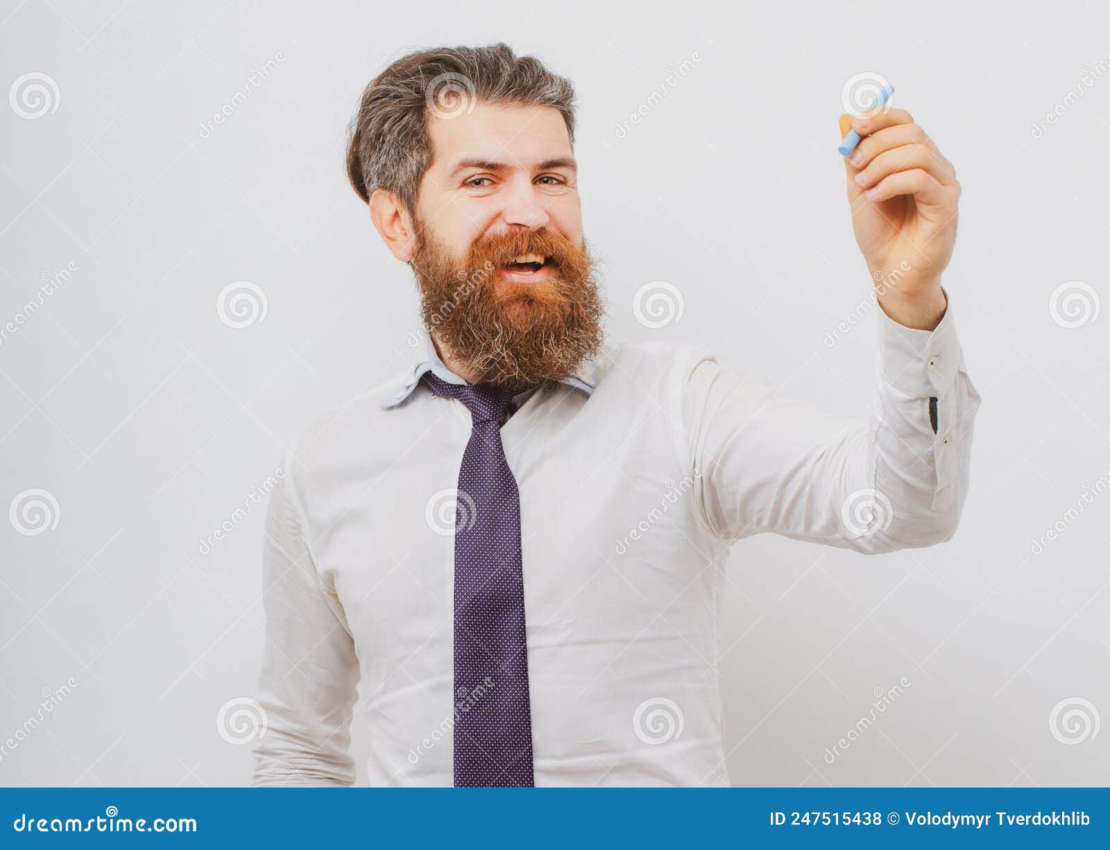 Creative Man Drawing, Template. Man Writing on a White Wall Mockup ...