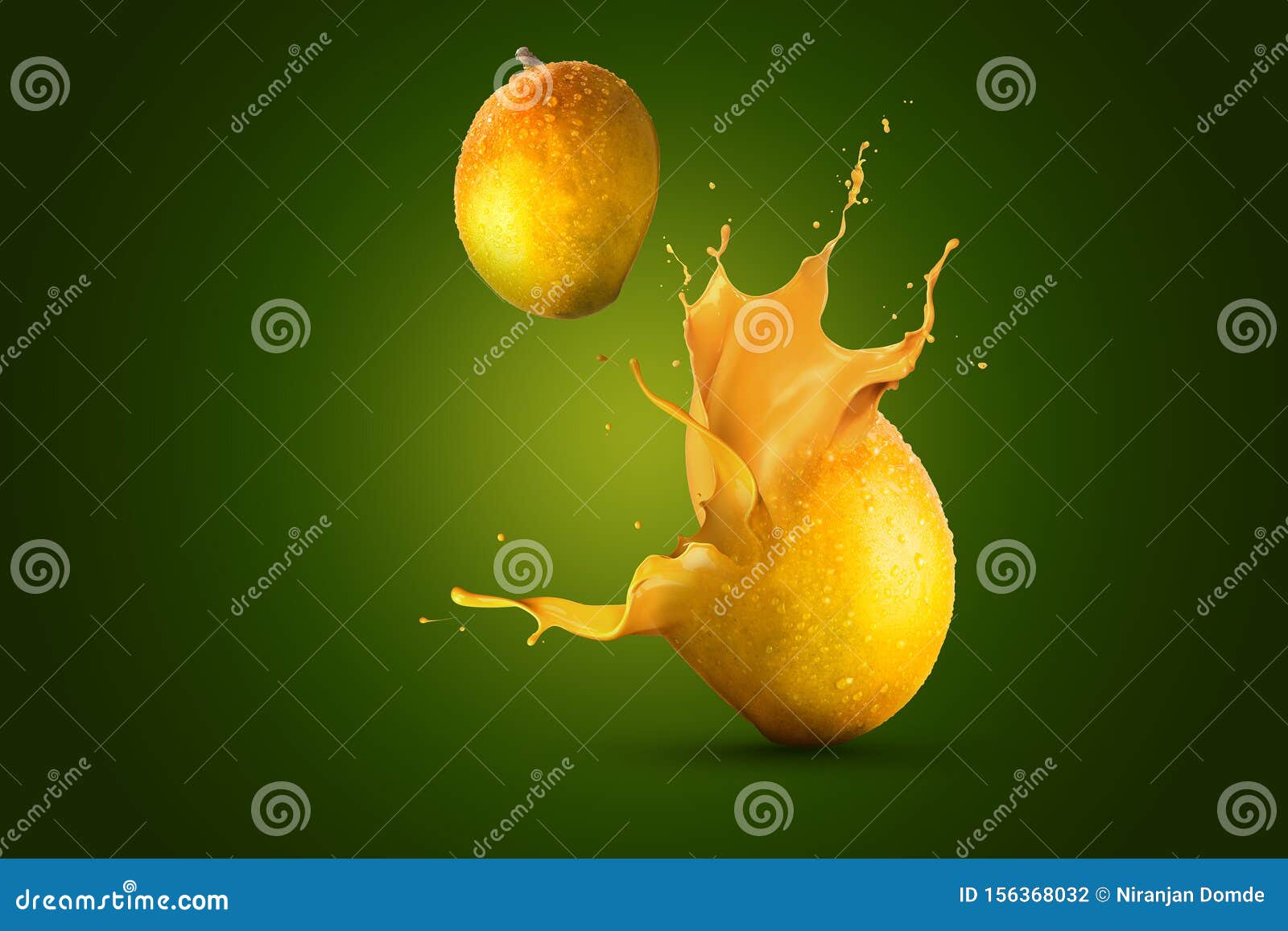The Creative Mango splash stock photo. Image of summer - 156368032