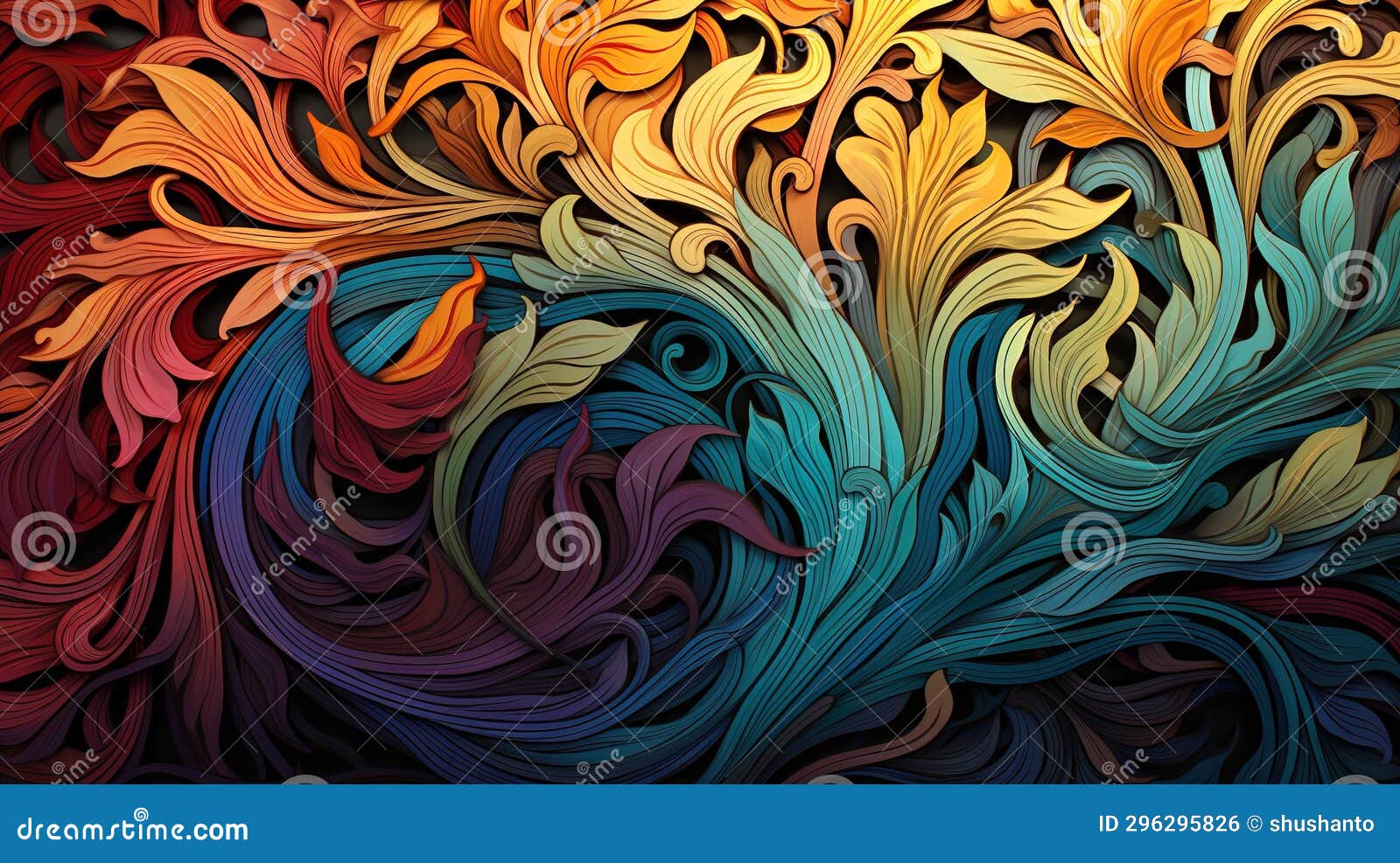 Creative Manipulation of Abstract Art Stock Illustration - Illustration ...