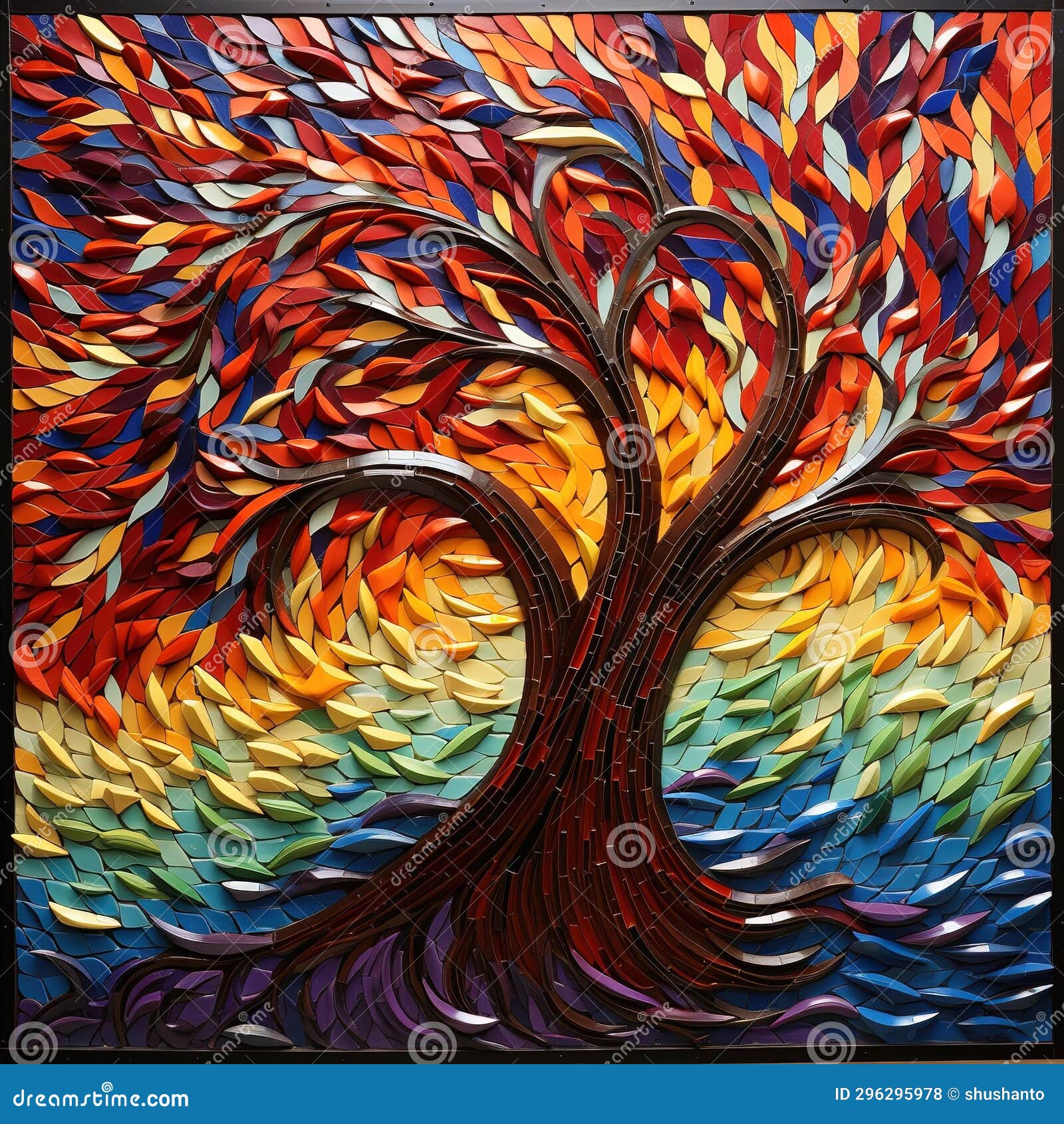 Creative Manipulation of Abstract Art Stock Illustration - Illustration ...