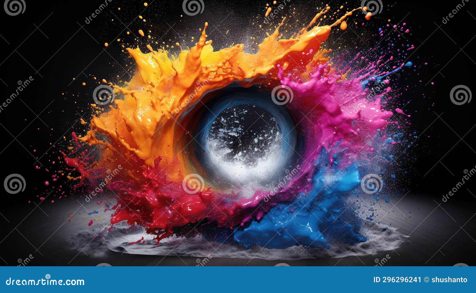 Creative Manipulation of Abstract Art Stock Illustration - Illustration ...