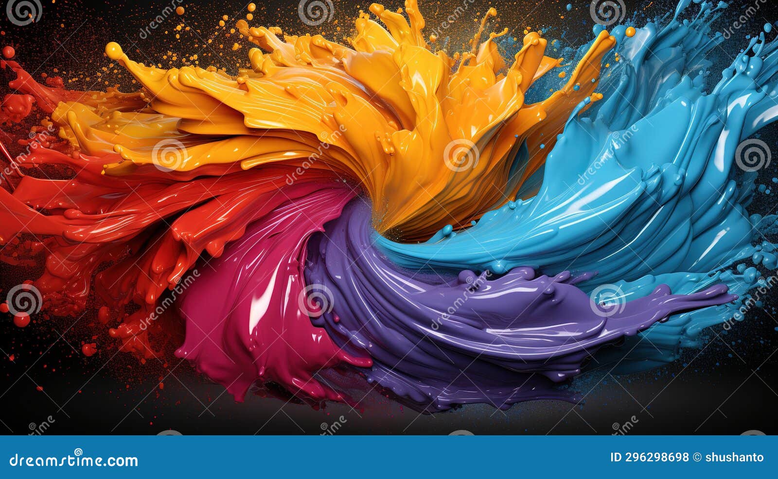 Creative Manipulation of Abstract Art Stock Illustration - Illustration ...
