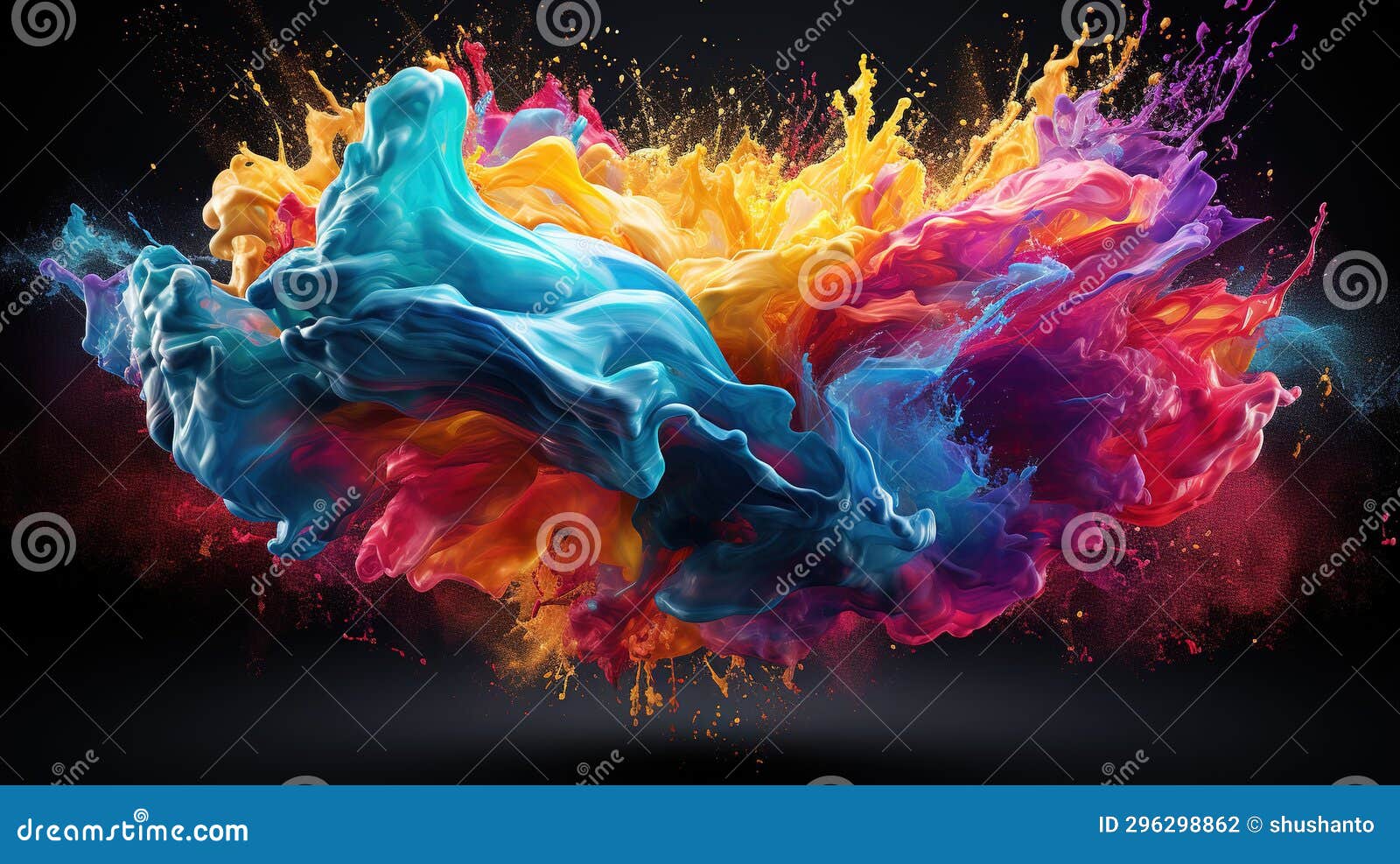 Creative Manipulation of Abstract Art Stock Illustration - Illustration ...