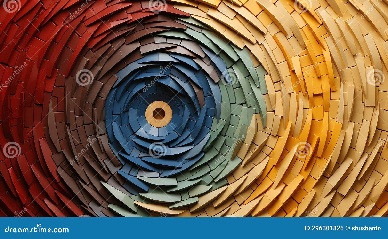 Creative Manipulation of Abstract Art Stock Illustration - Illustration ...