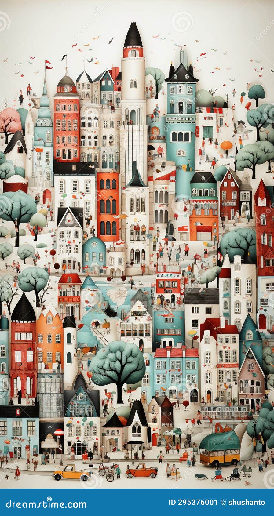 Creative Manipulation of a Beautiful Architecture View Stock ...