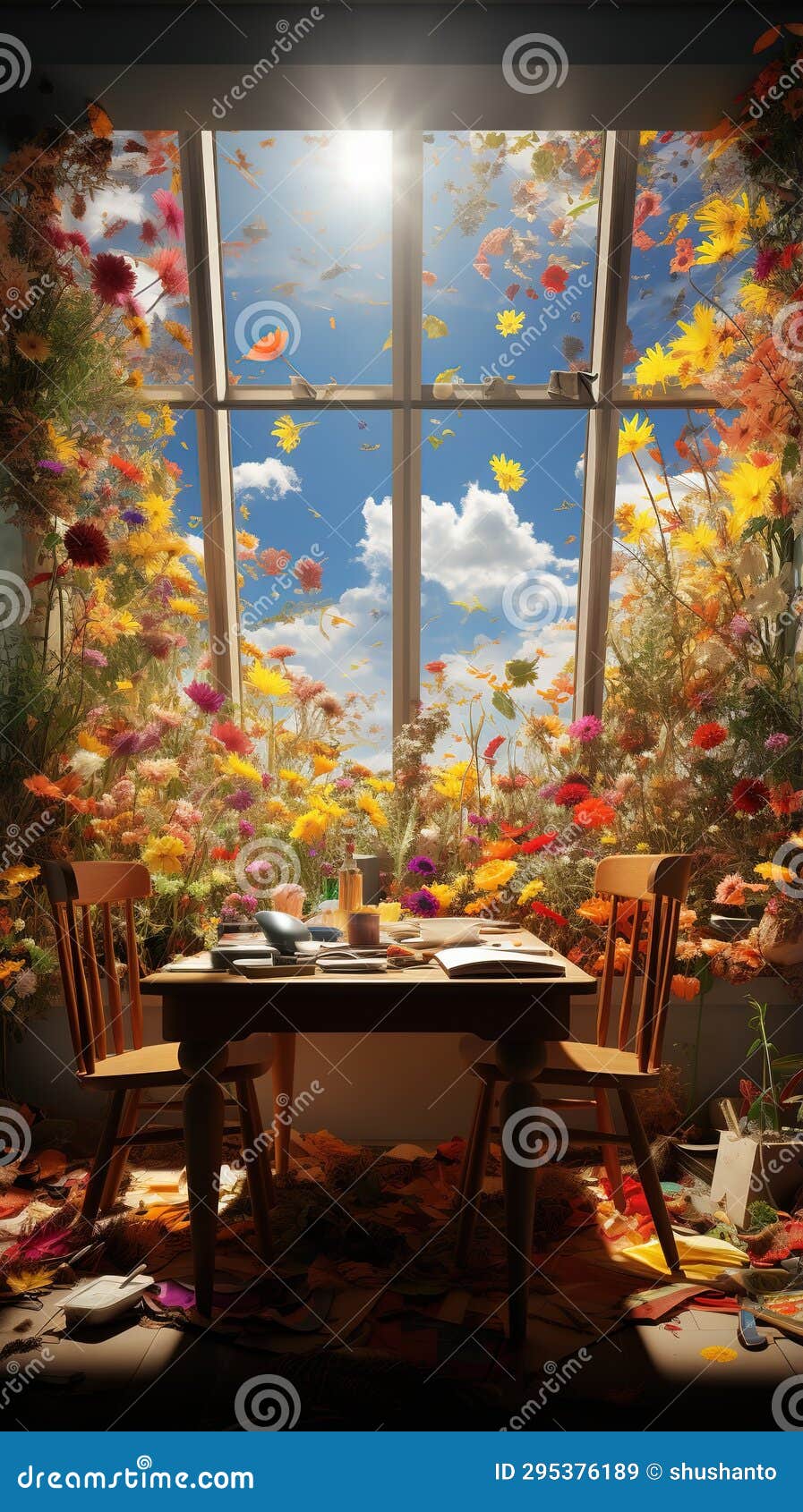 Creative Manipulation of Beautiful Fantasy Illustration Stock ...