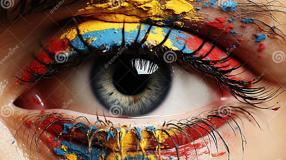 Creative Manipulation of Eye Vision Stock Photo - Image of manipulation ...