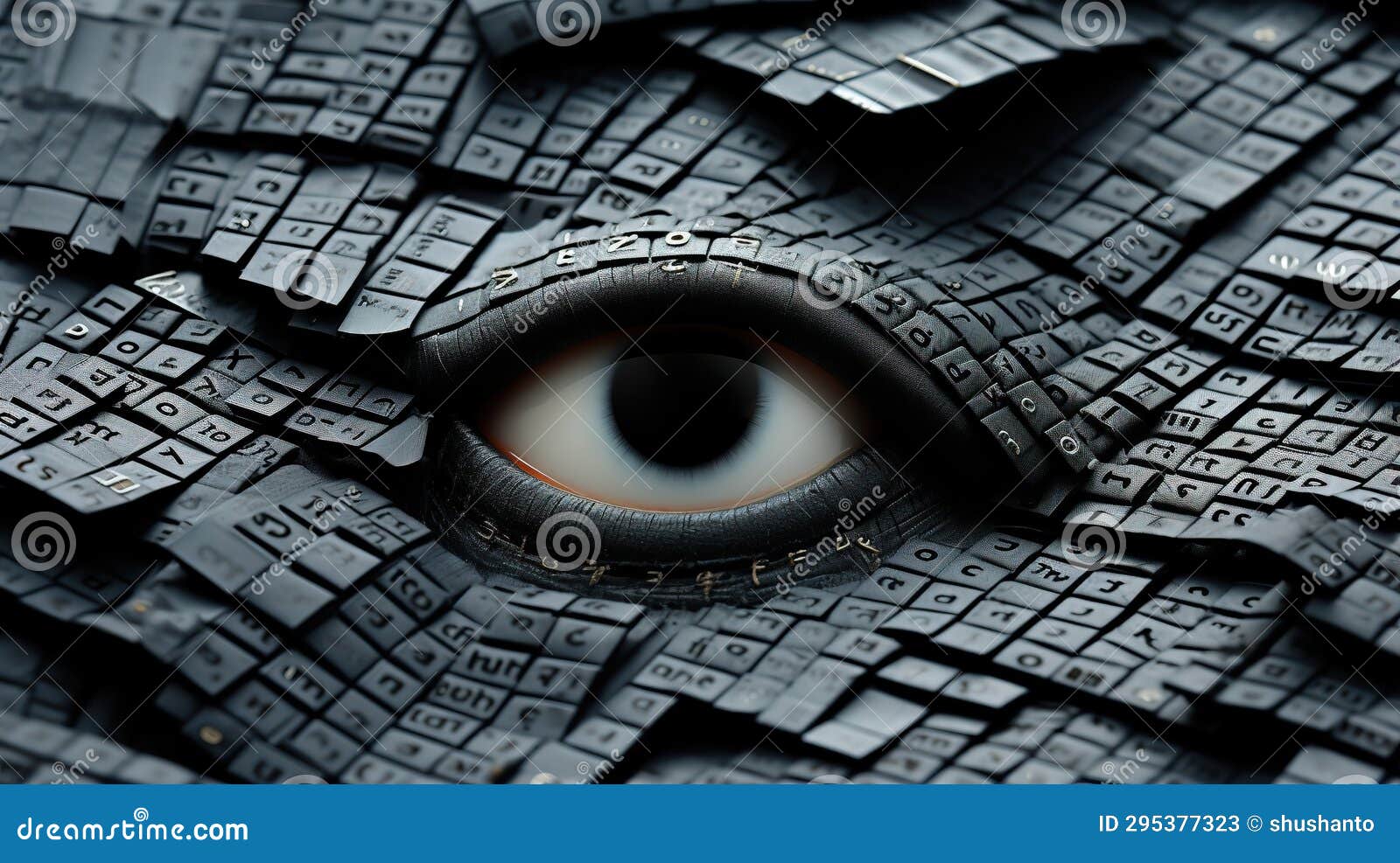 Creative Manipulation of Eye Vision Stock Image - Image of mindbending ...