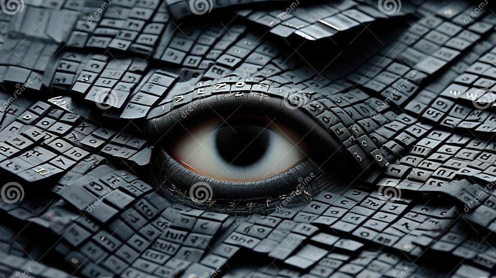 Creative Manipulation of Eye Vision Stock Image - Image of mindbending ...