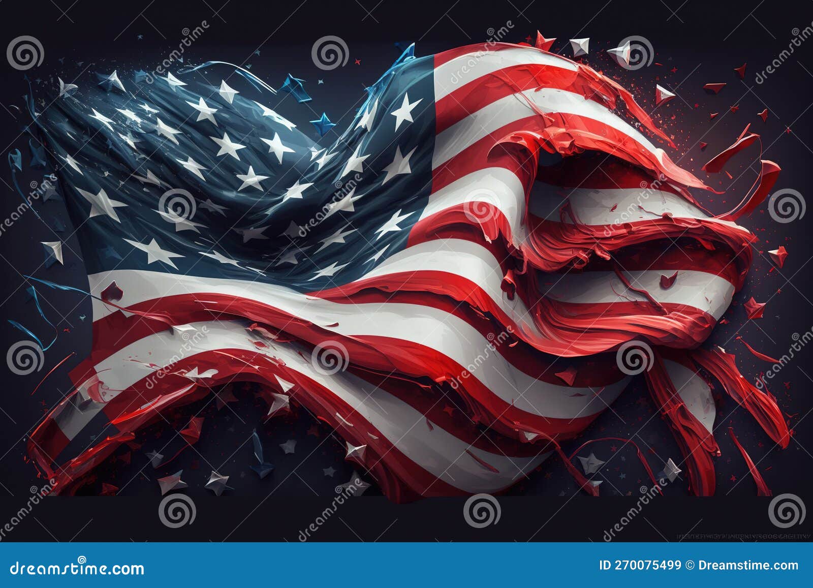 Creative Manipulation of Flag for Independence or Republic Day Stock ...