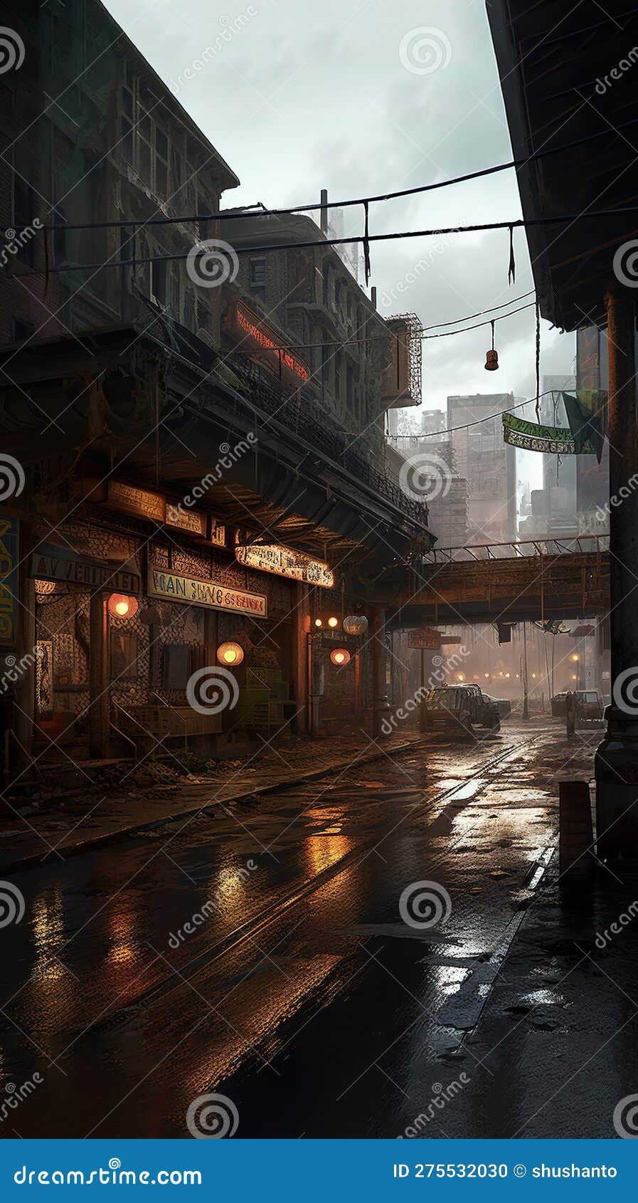 Creative Manipulation of Futuristic Illustration Stock Illustration ...