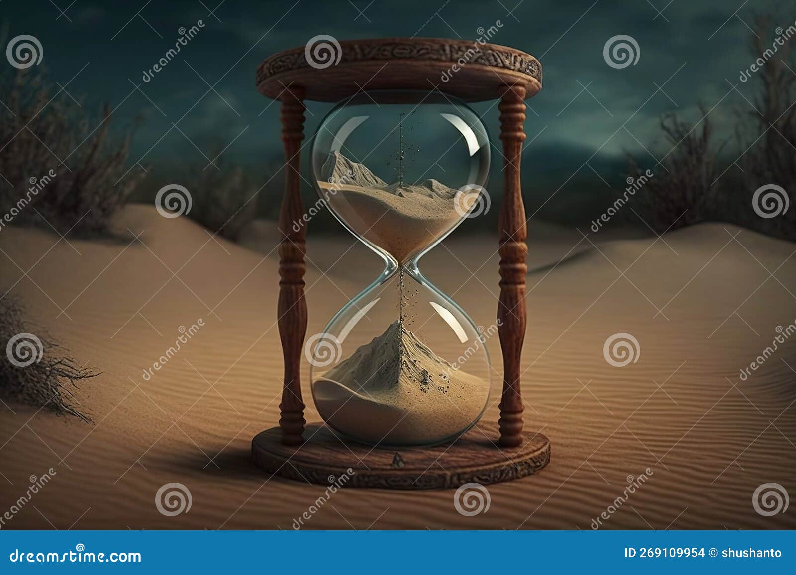 Creative Manipulation of Time Stock Illustration - Illustration of ...