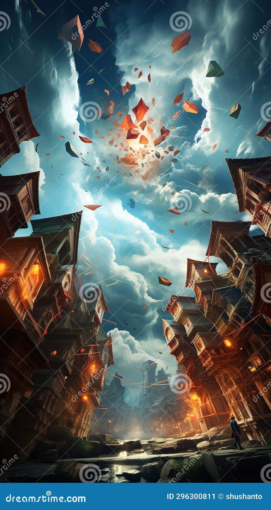 Beautiful Wallpaper of Creative Manipulation Stock Illustration ...