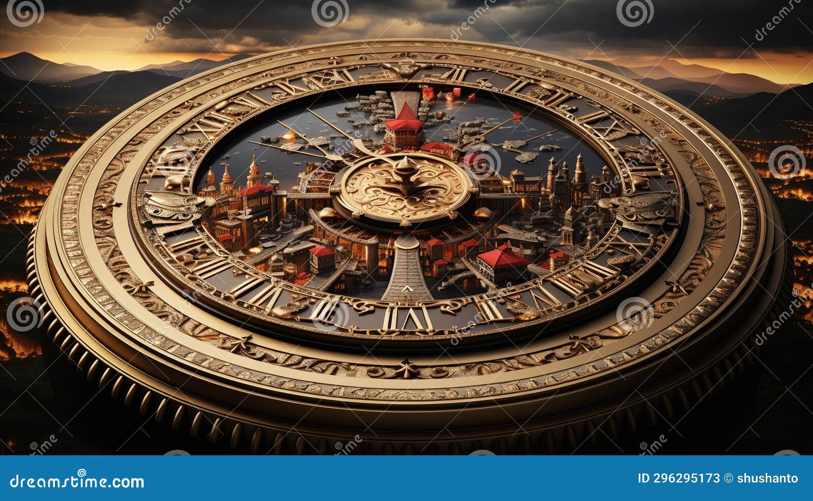 Time is everything stock illustration. Illustration of antique - 296295173