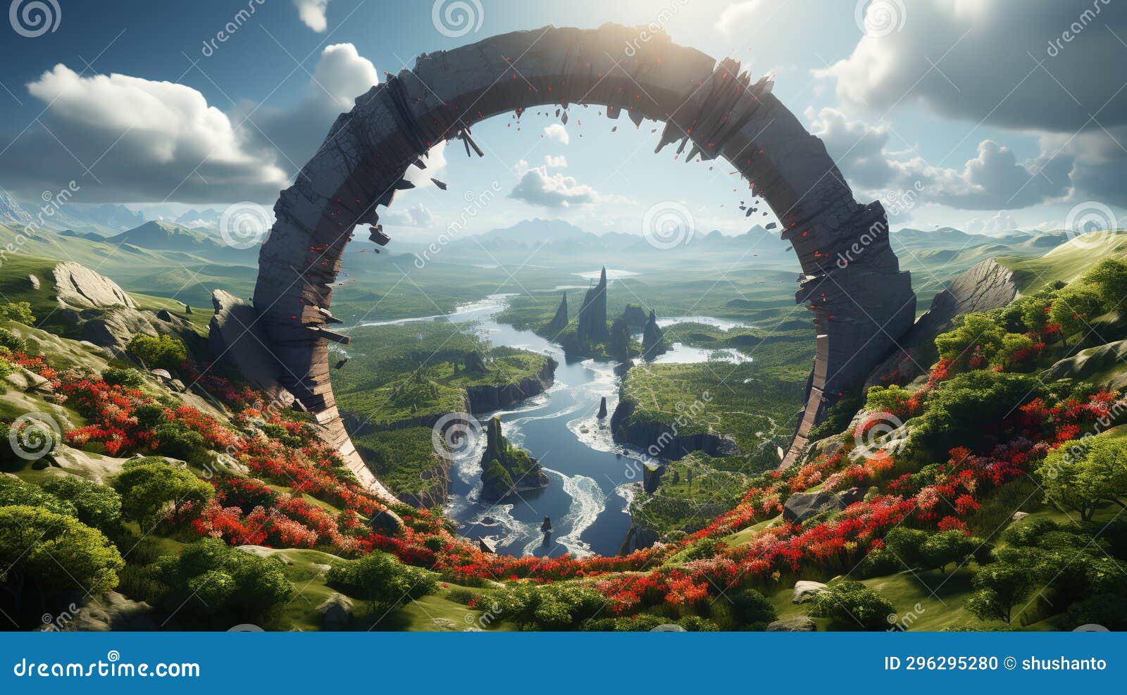 Beautiful Wallpaper of Creative Manipulation Stock Illustration ...