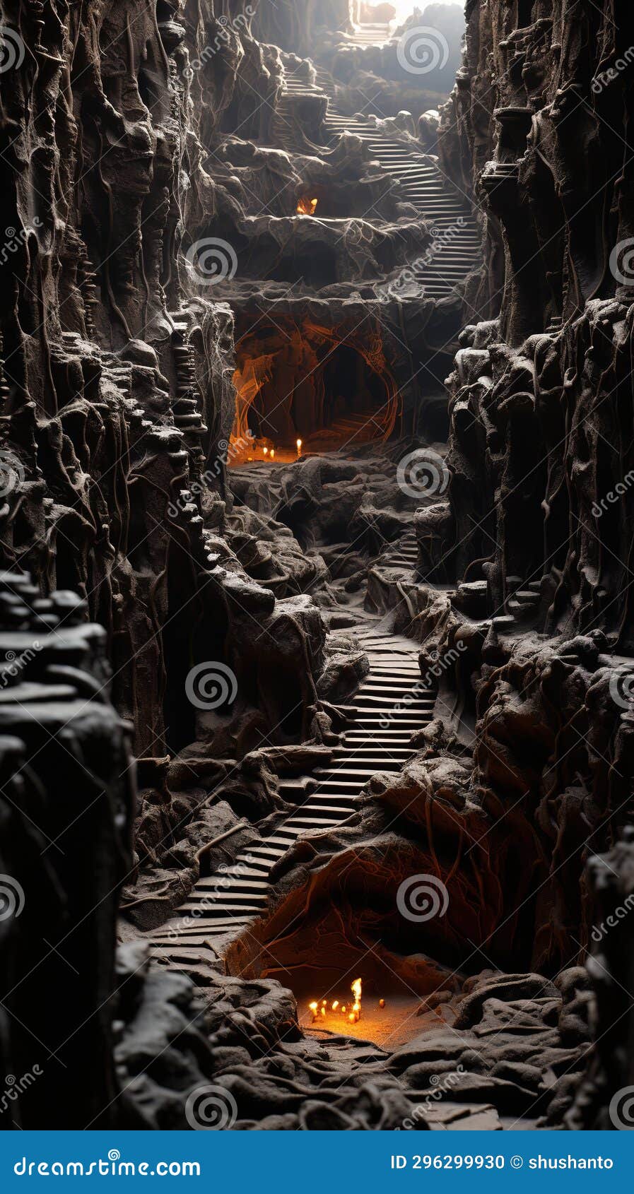 Background Wallpaper of the Circle of Hell Stock Illustration ...