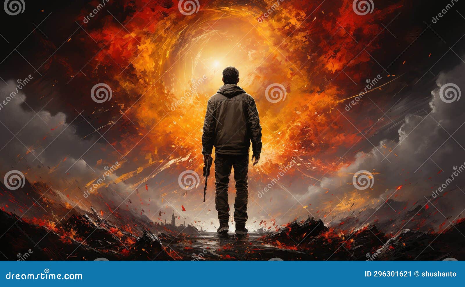 Beautiful Wallpaper of Creative Manipulation Stock Illustration ...