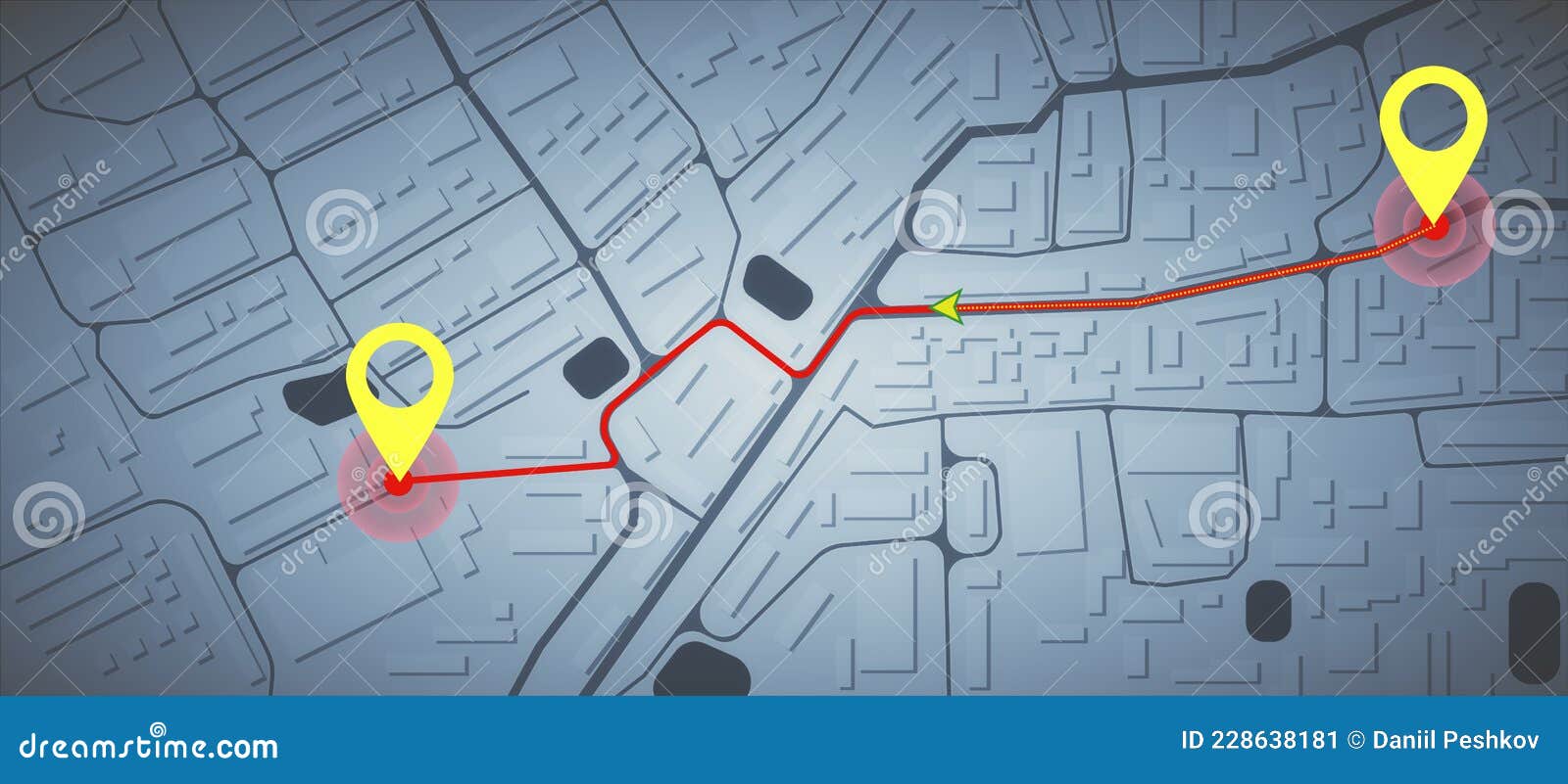 Creative Map Wallpaper with Location Marks. GPS, Innovation and ...