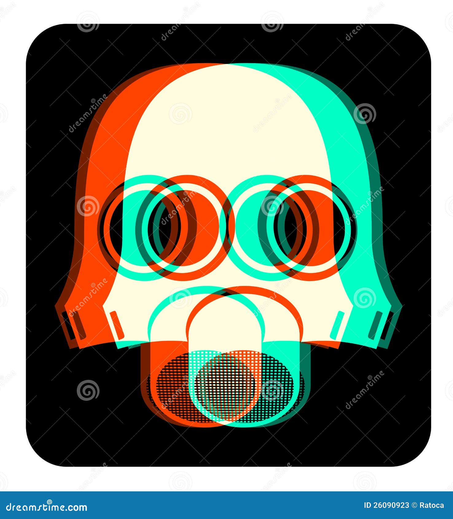 Creative mask stock vector. Illustration of industrial - 26090923