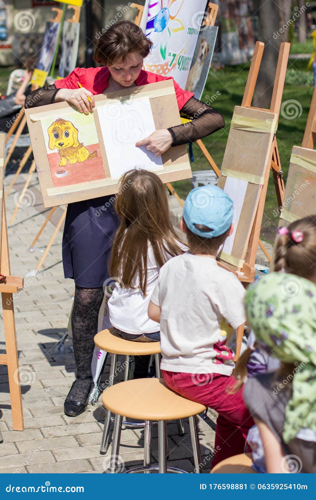 Creative Master Classes for Children in Kiev Editorial Photo - Image of ...