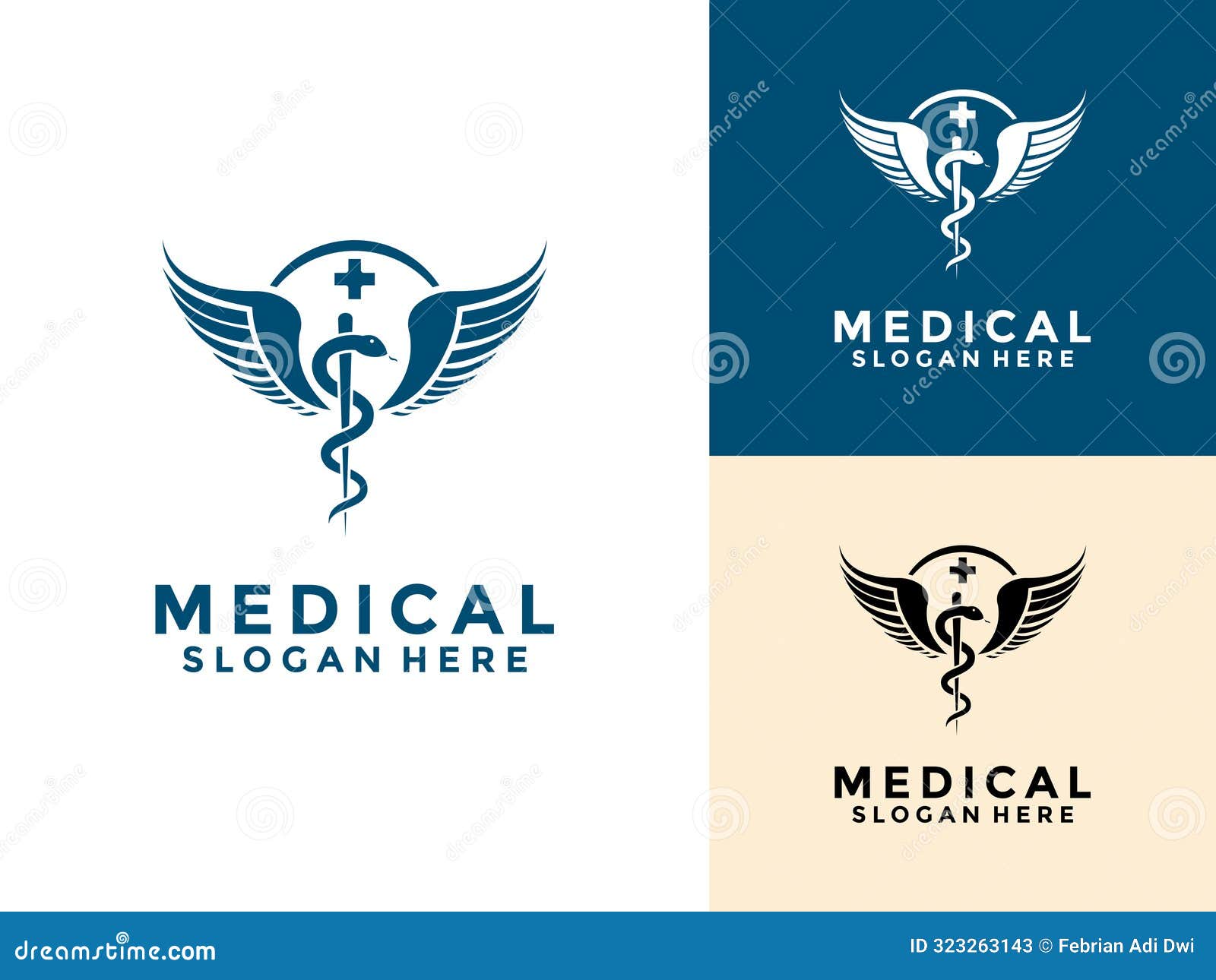 Creative Medical Logo Vector, Healthcare Logo Design Template Stock ...