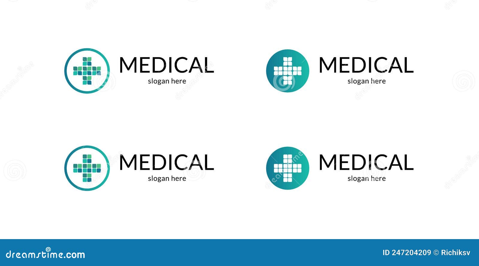 Creative medical logo stock vector. Illustration of creative - 247204209