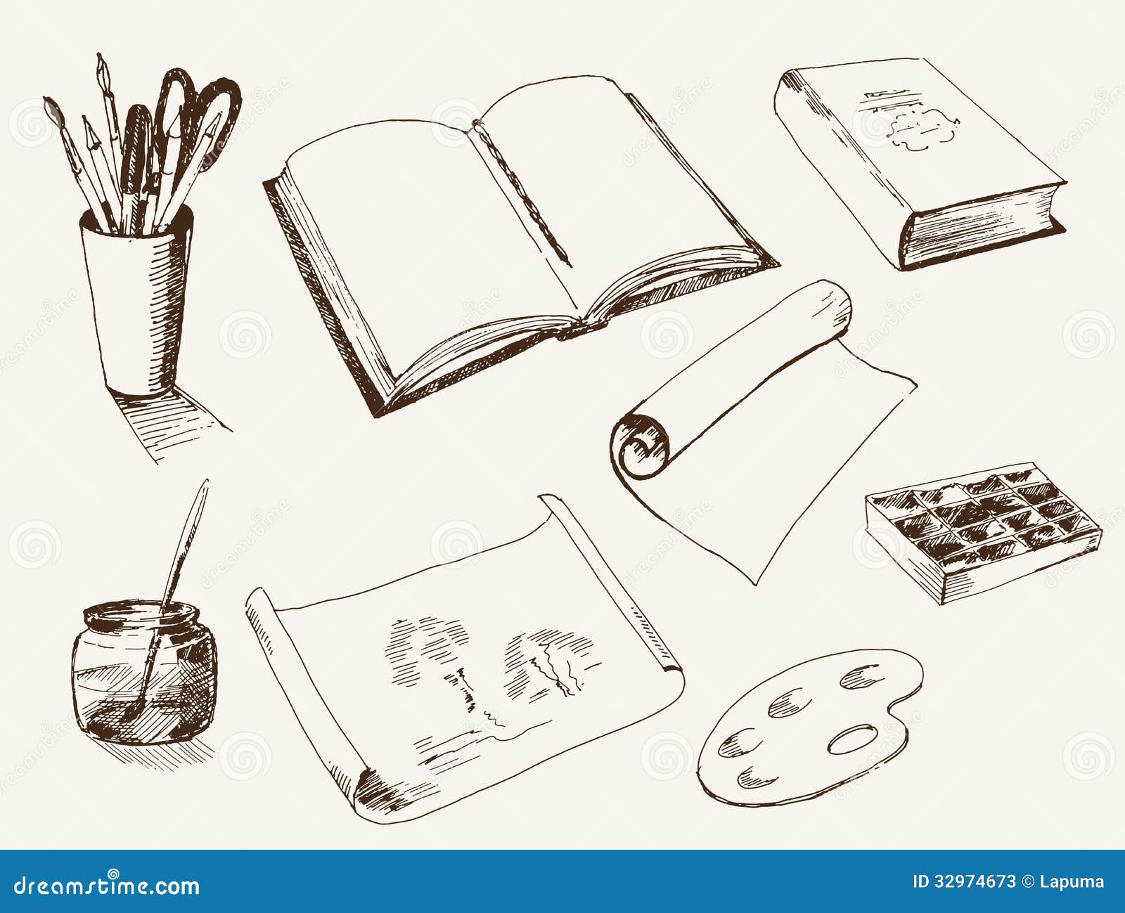 Creative mess stock vector. Illustration of sketch, rationalizer - 32974673