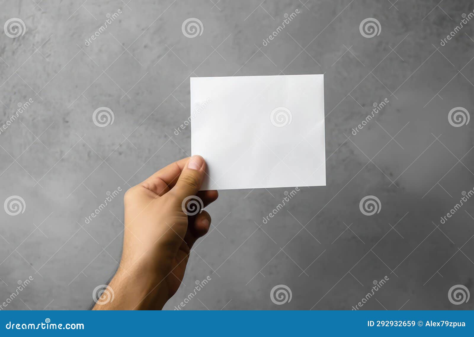 Creative Message Space Human Hand with Blank Sheet of Paper ...