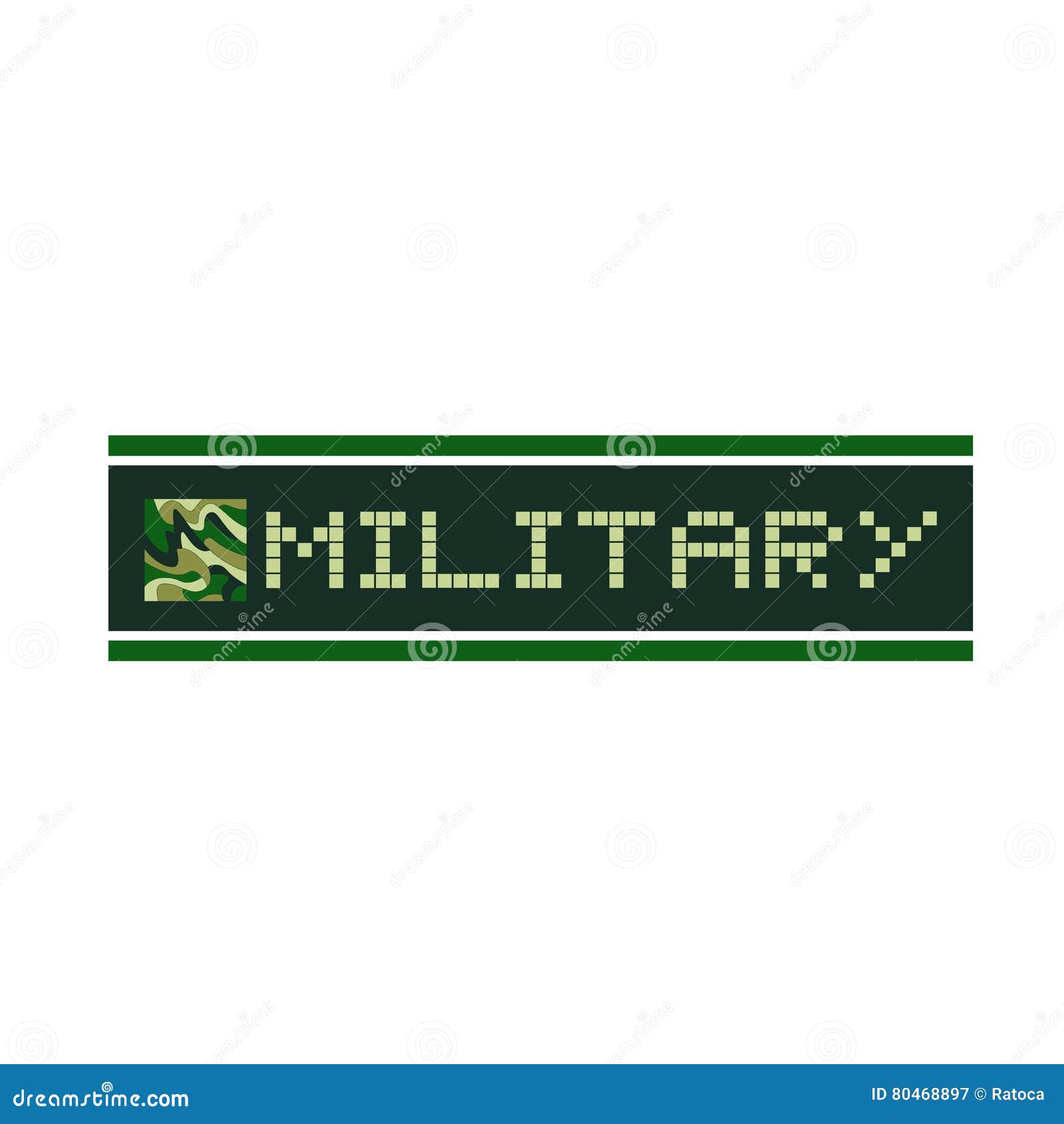 Creative military symbol stock vector. Illustration of courage - 80468897