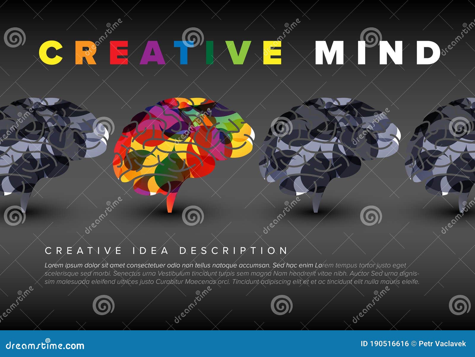 Creative Mind Concept Illustration Stock Vector - Illustration of ...
