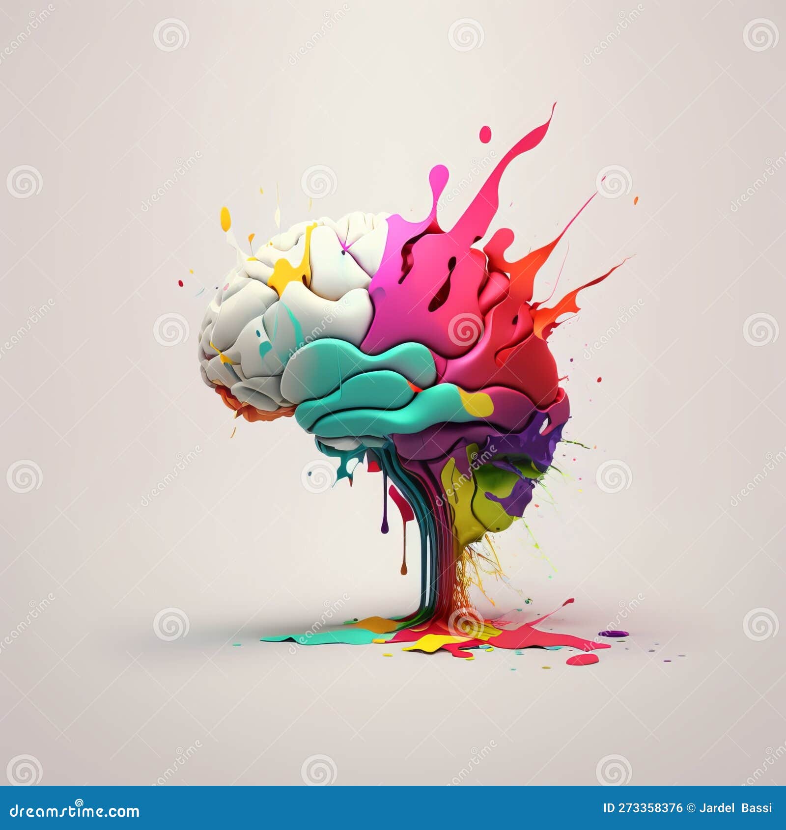 Creative Mind Concept Illustration Stock Illustration - Illustration of ...