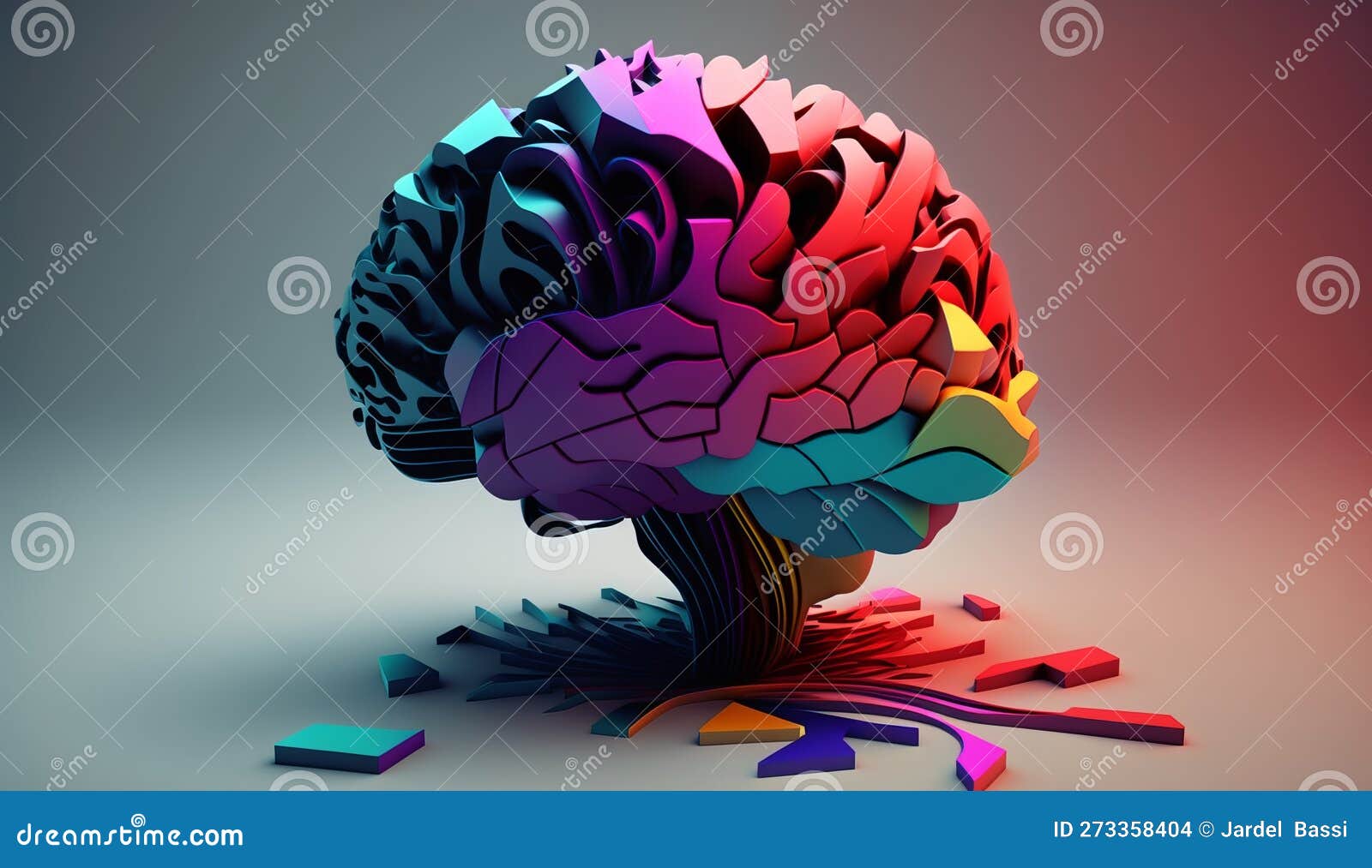 Creative Mind Concept Illustration Stock Illustration - Illustration of ...