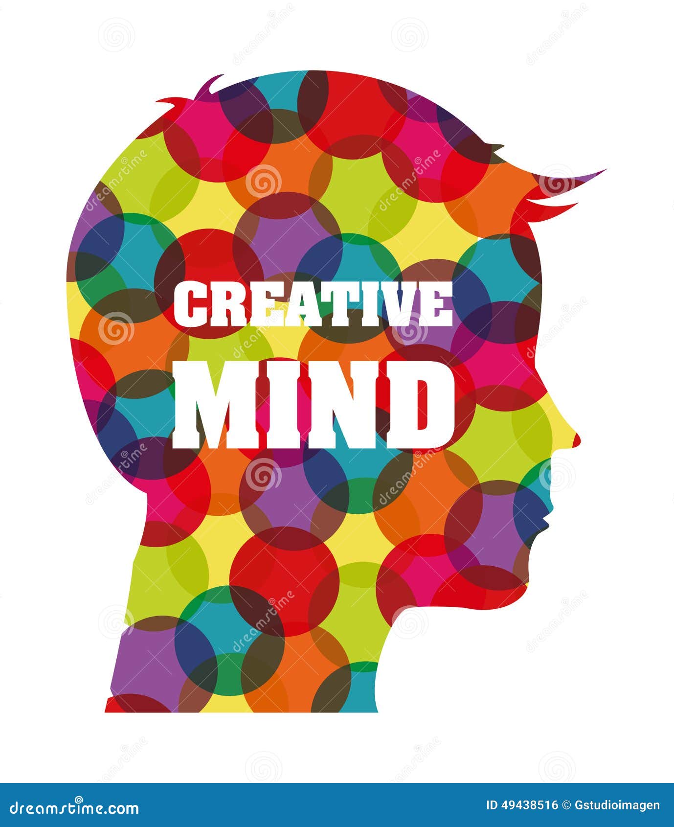 Creative mind stock illustration. Illustration of learning - 49438516