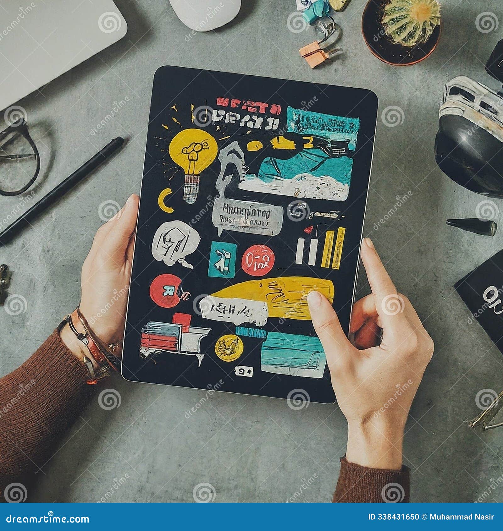 Creative Mind: Ideas, Planning, Inspiration Stock Illustration ...