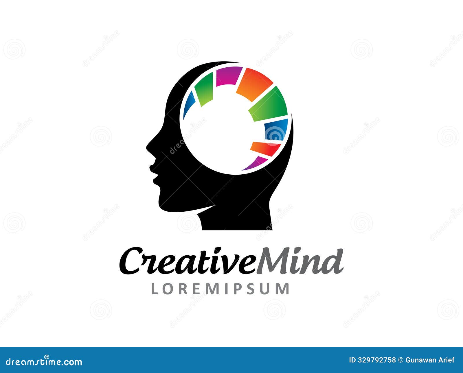 Mind Logo Work Exclusive Logo Vector Illustration | CartoonDealer.com ...