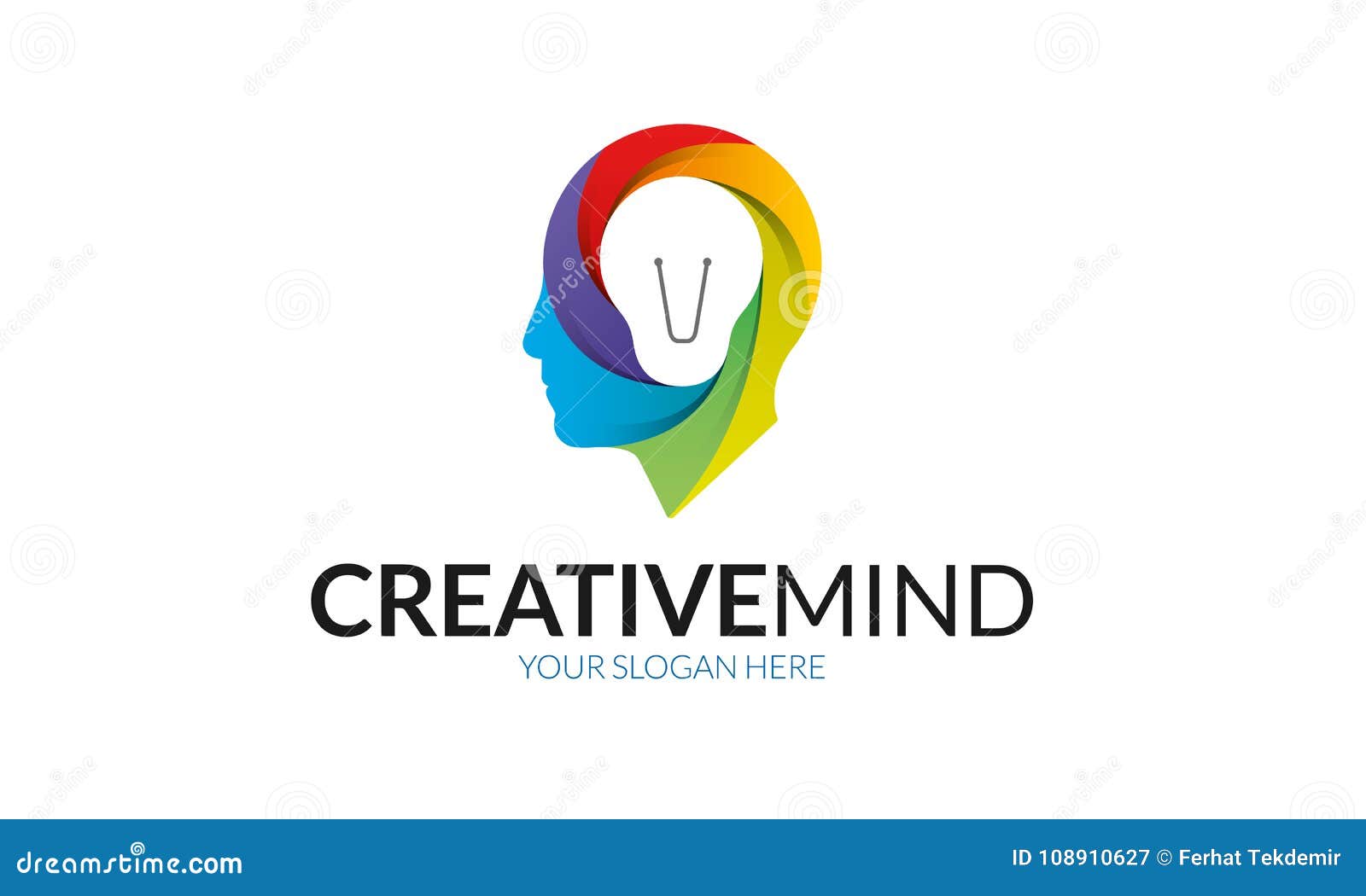 Creative Mind Logo Template Stock Vector - Illustration of solving ...