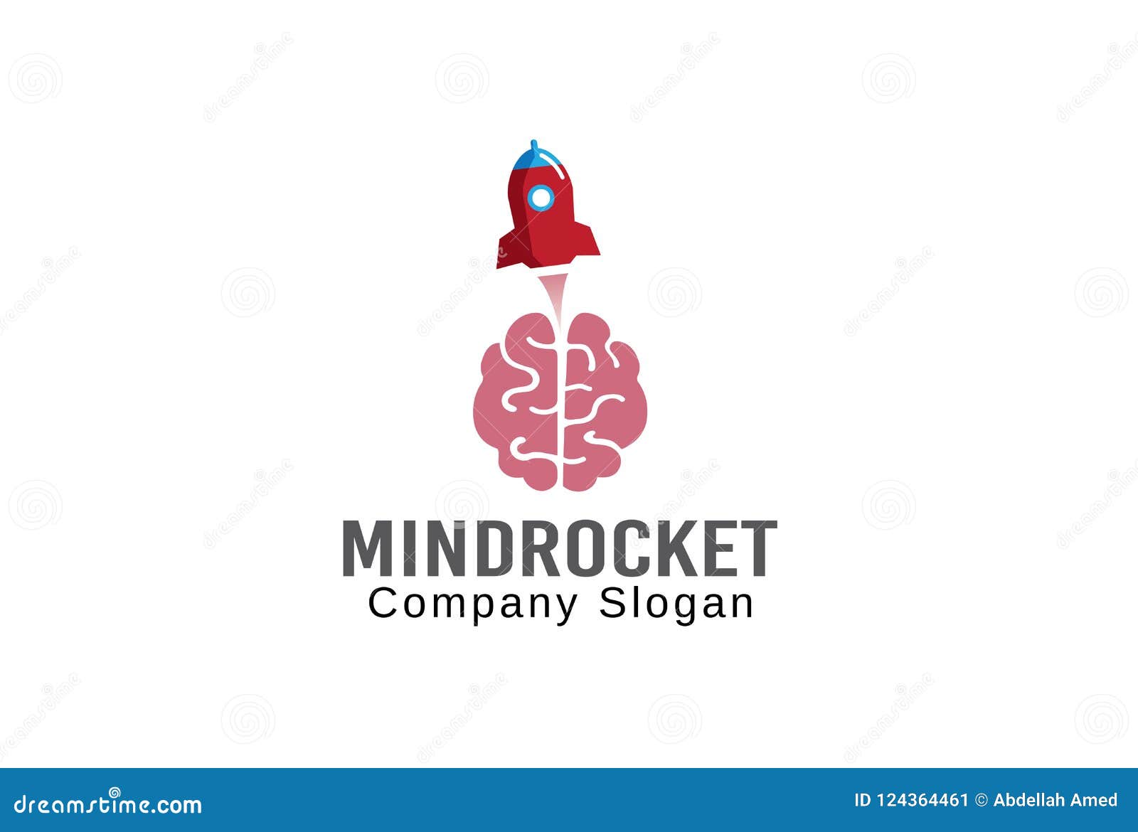 Mind Rocket Logo Symbol Design Illustration Stock Vector - Illustration of brainstorm, mindset ...