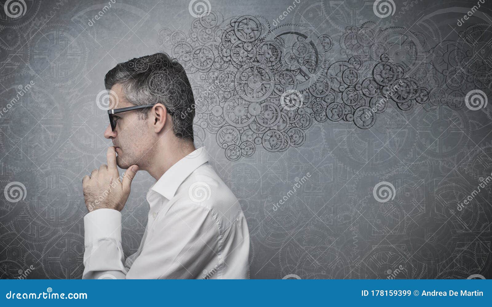 Creative mind at work stock image. Image of project - 178159399