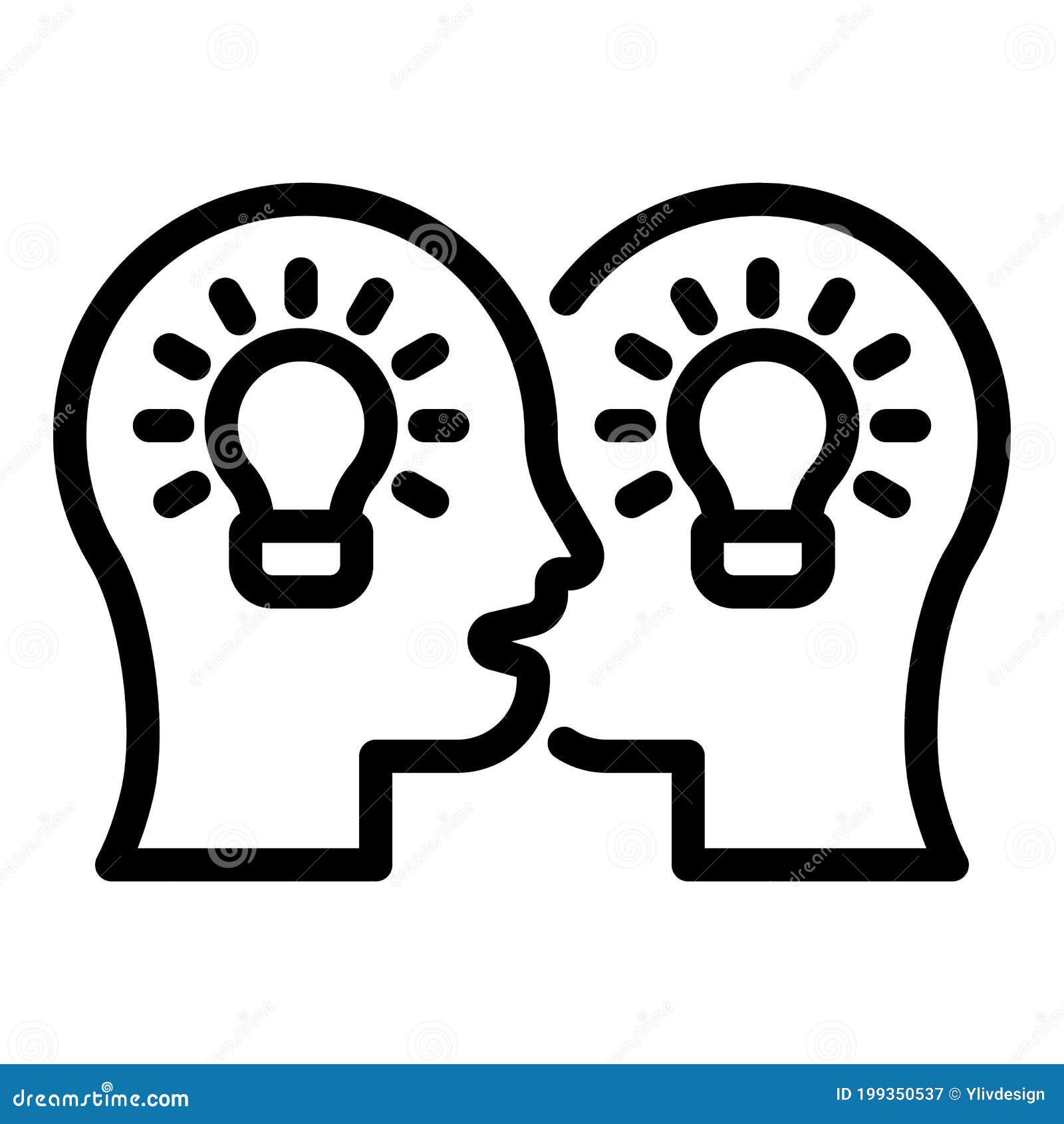 Creative Minds Tree Cartoon Vector | CartoonDealer.com #4743135