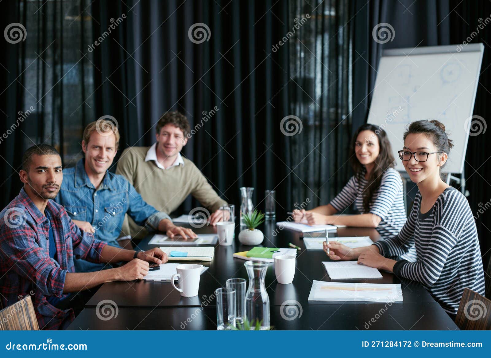 Creative Minds at Work. Portrait of a Diverse Group of Professionals ...