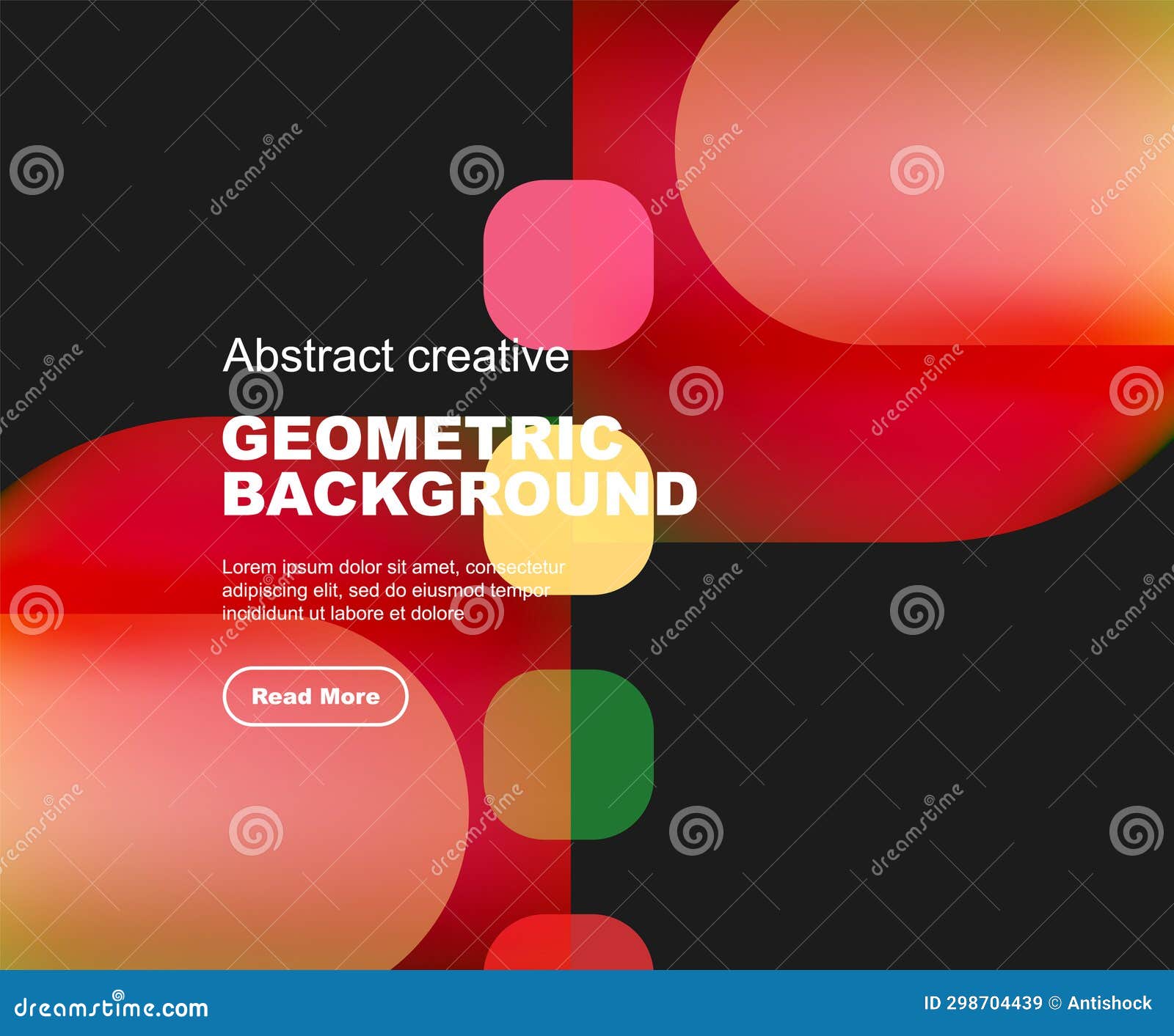 Creative Minimal Geometric Abstract Background Stock Illustration ...