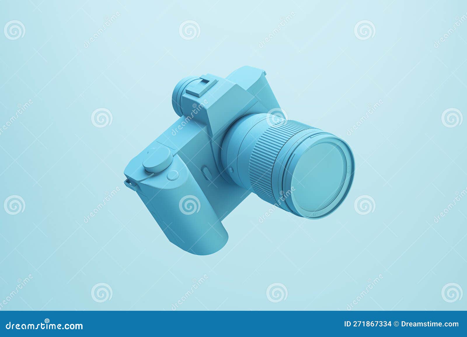 Creative Minimal Photo Camera on Light Background. Technology, Hobby ...