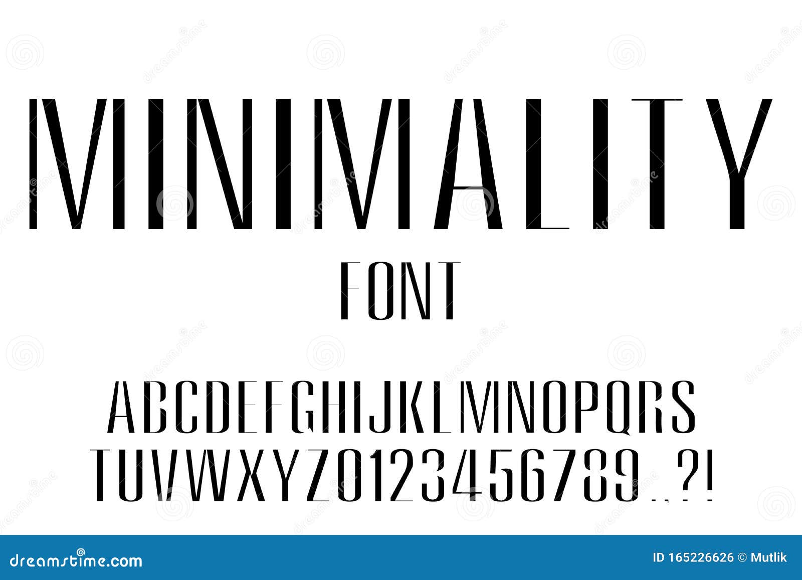 Creative Minimalist Delicate Font of the English Alphabet Stock Vector ...