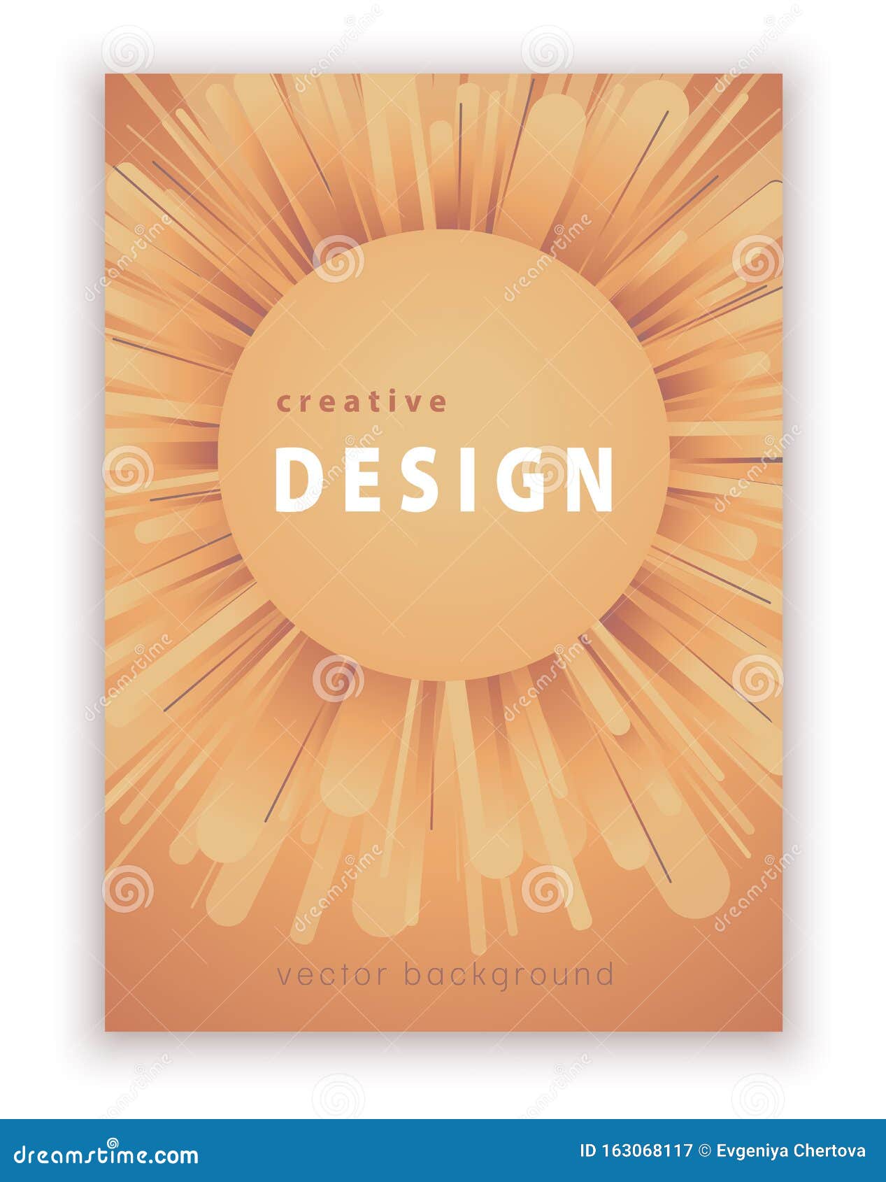 Creative Minimum Template for Cover Design, Vector Abstract Background ...