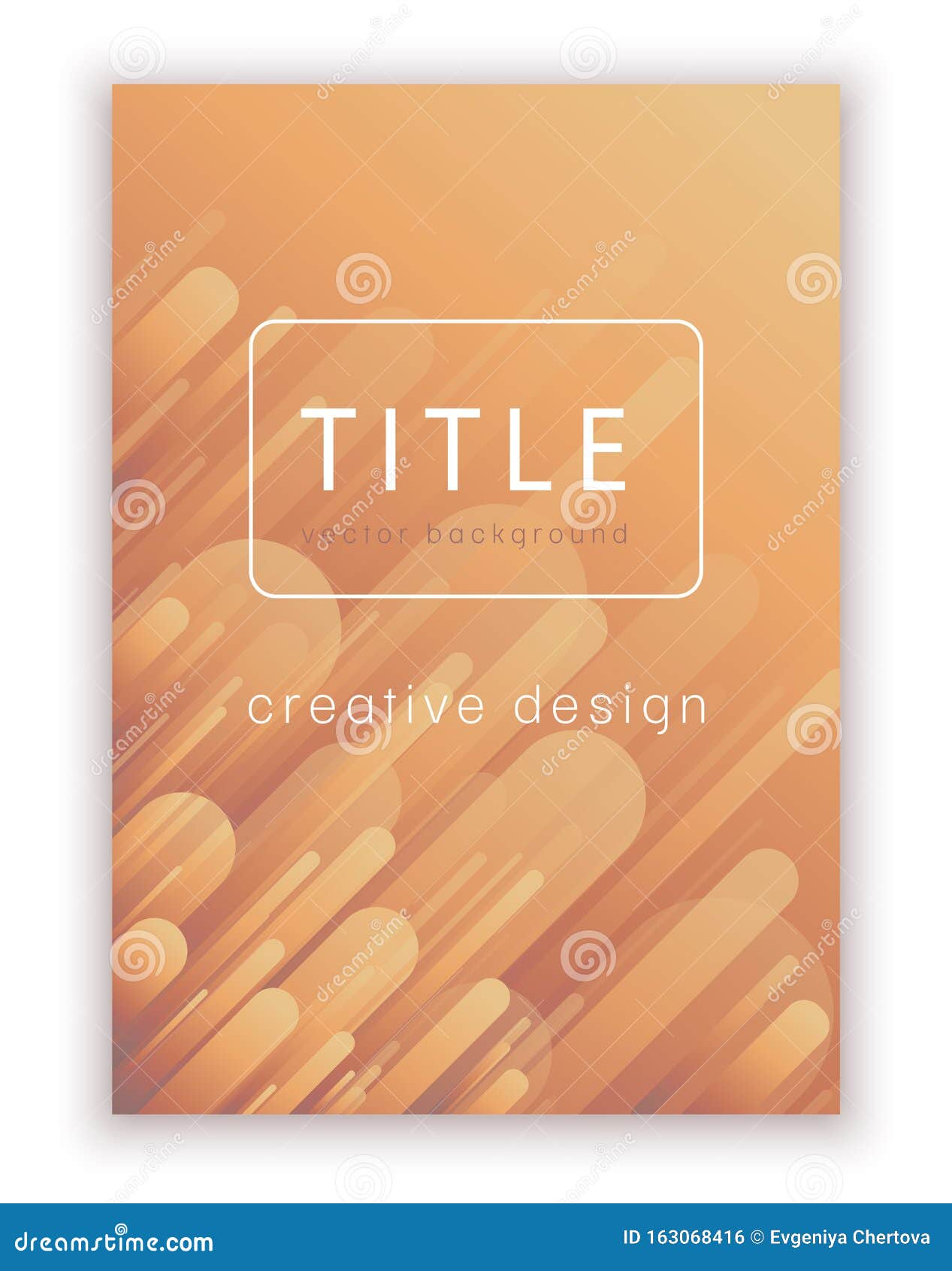 Creative Minimum Template for Cover Design, Vector Abstract Background ...