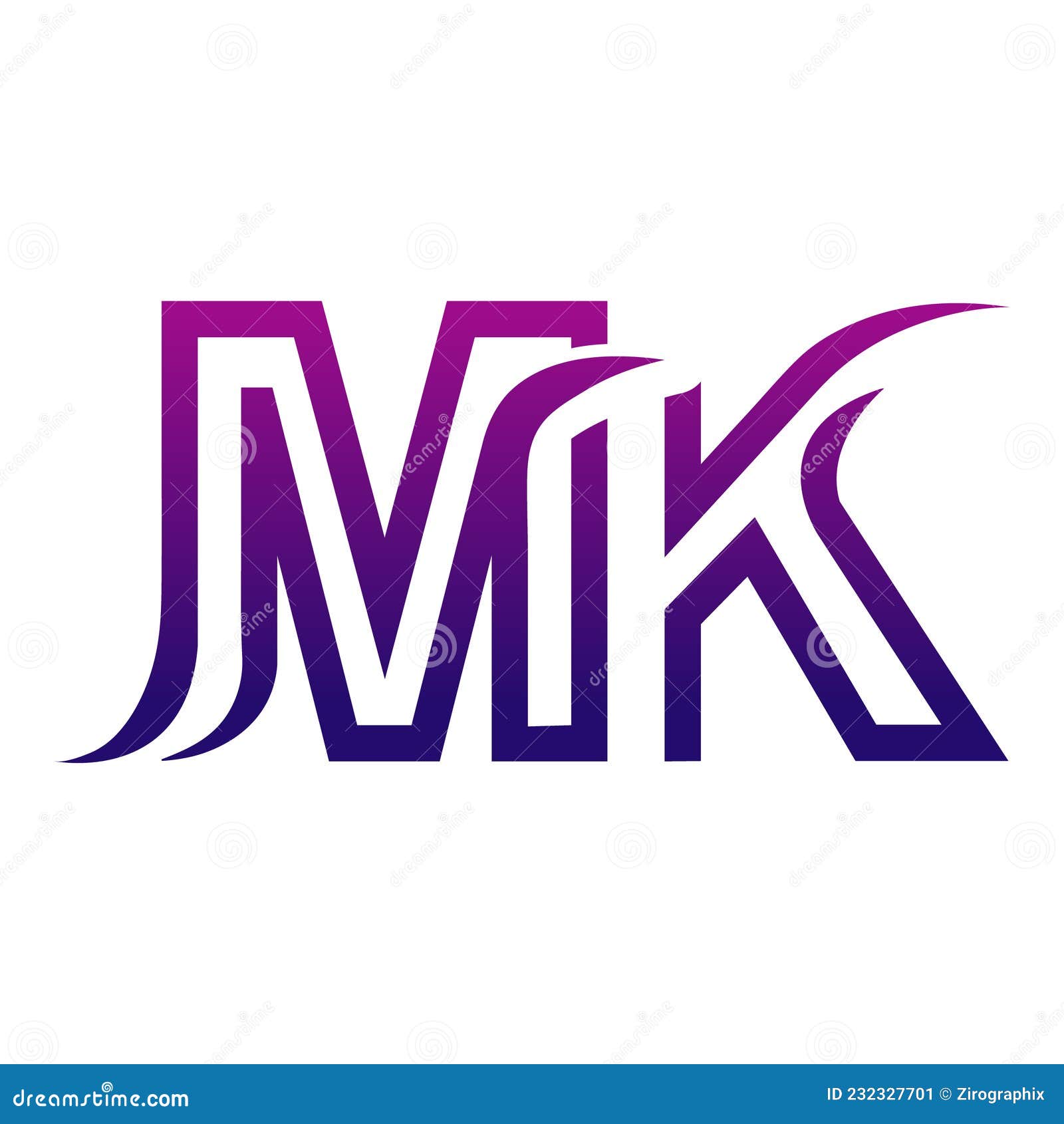 Creative MK Logo Icon Design Stock Vector - Illustration of abstract ...