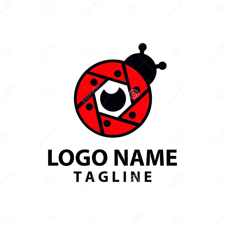 Shutter Bug Logo Design Vector Stock Vector - Illustration of logotype ...